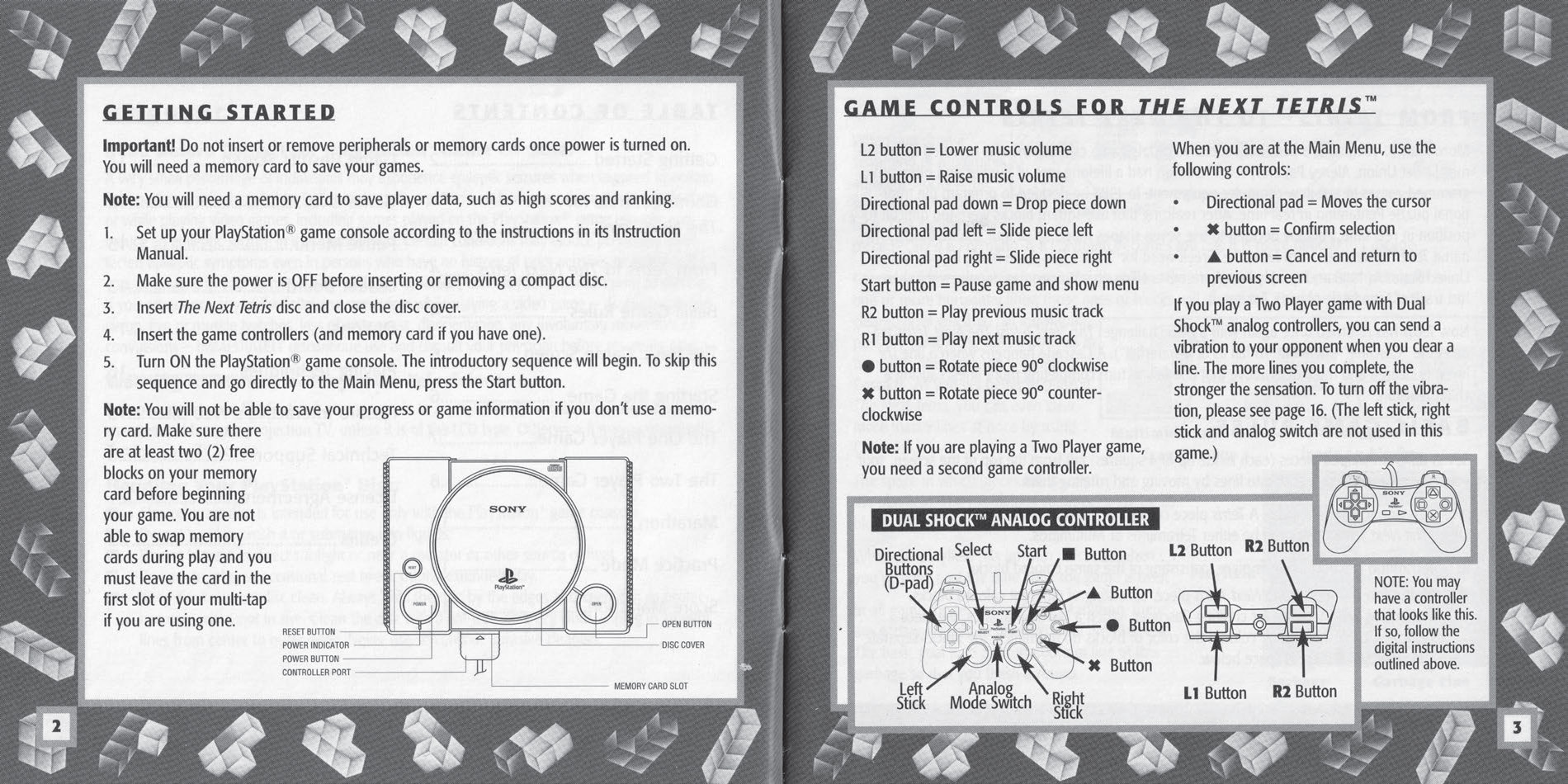 Sony Playstation 1 Manual